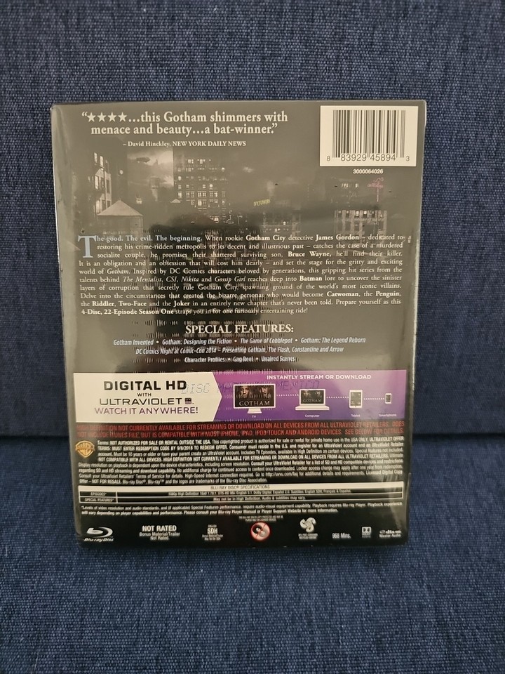 Gotham Complete First Series Blu-ray Brand New | eBay