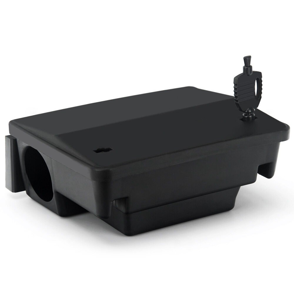 Up to 6X Rat Bait Defence Lockable Stations Trap Control Box Rodent ...