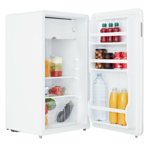Cookology Retro Fridge 49cm Under Counter 93L & Chiller Box - White ...