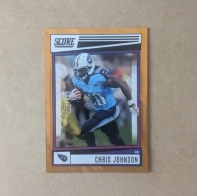 Chris Johnson Running back Tennessee Titans 509/599 Score Base card ...