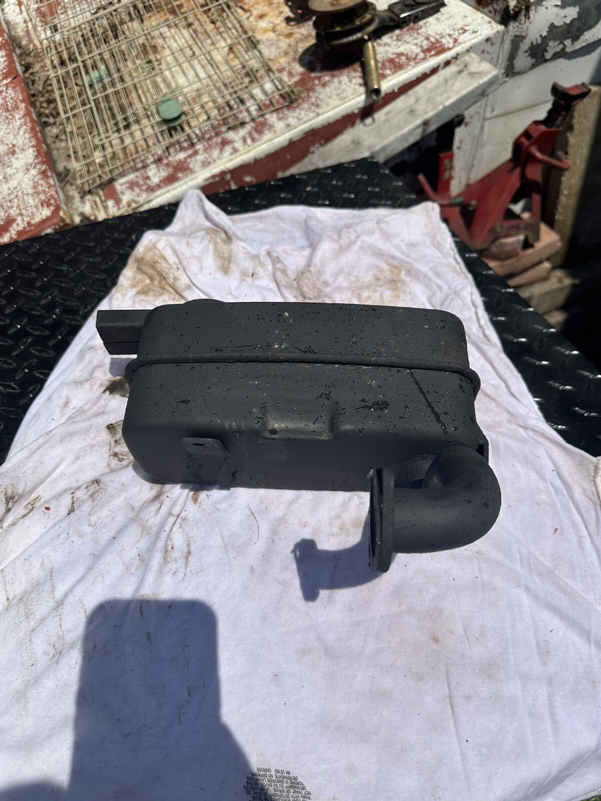 Troy-Bilt Pony Muffler With Heat Shield Guard 951-05956B 751-10448 for ...
