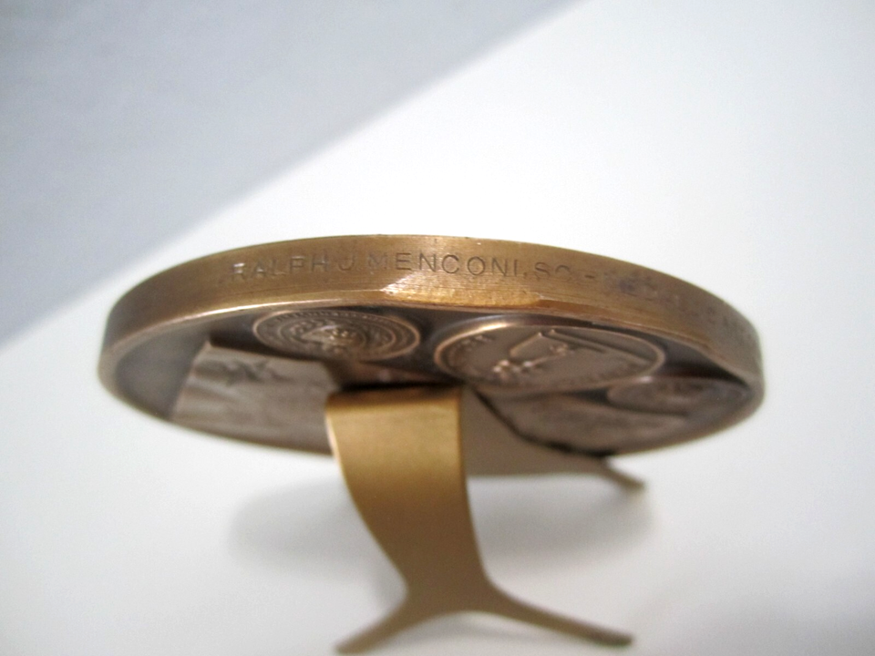 Vintage 1958 Pittsburgh The Point Fort Pitt Bicentennial MACO 3" Bronze ...