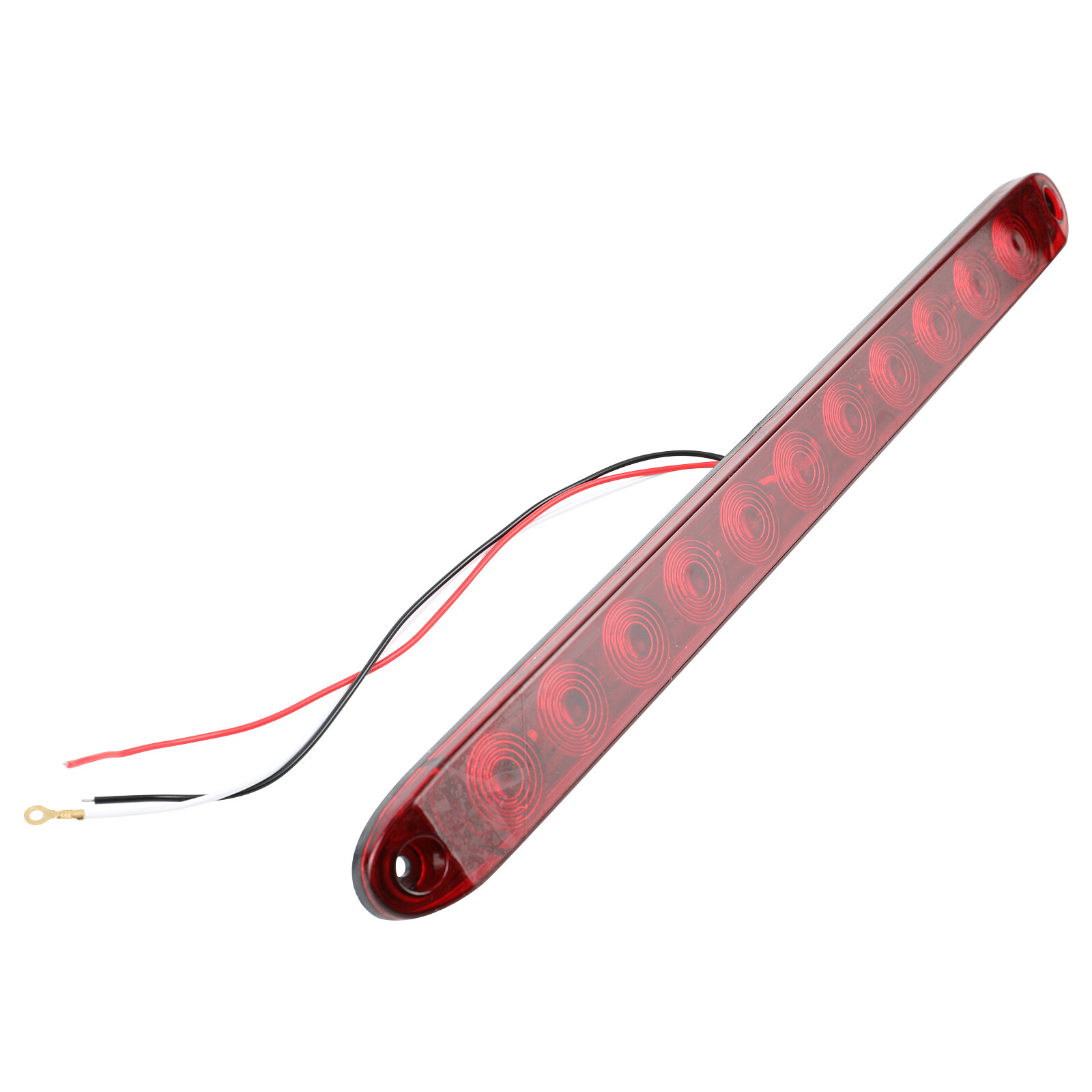 2PCS 16" 11 LED Red Truck Trailer Light Bar Stop Turn Tail Brake Light ...