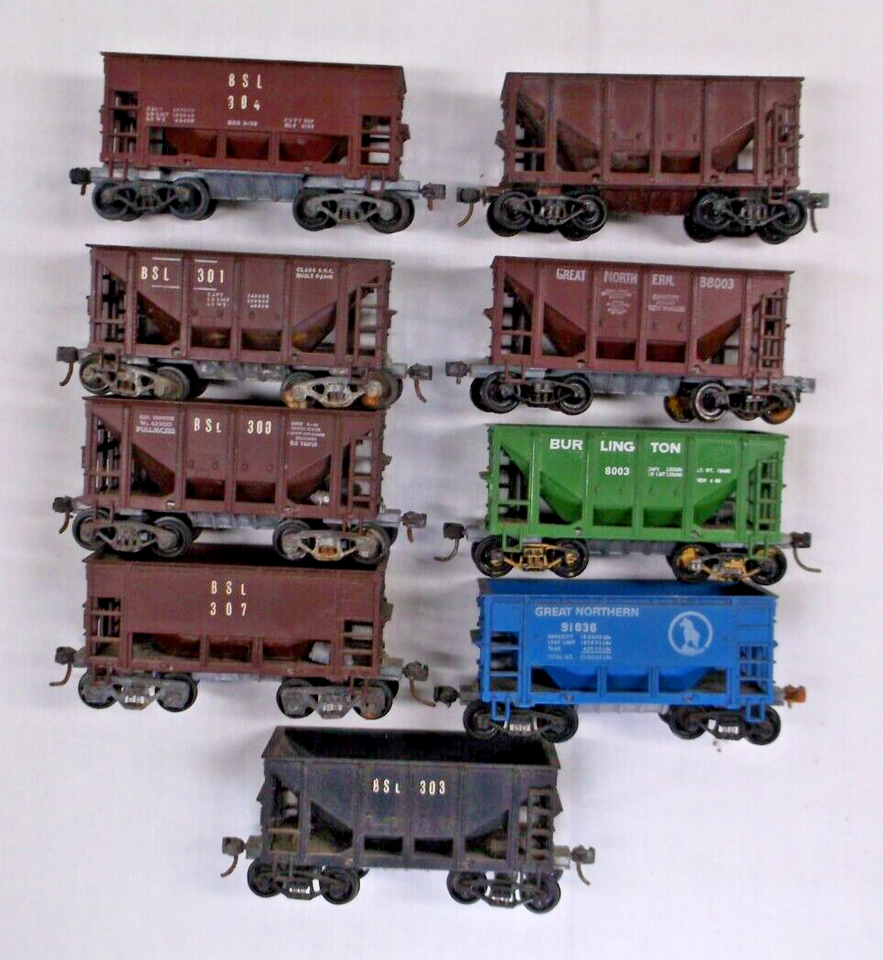 (9) HO ore cars (lot 8571) | eBay