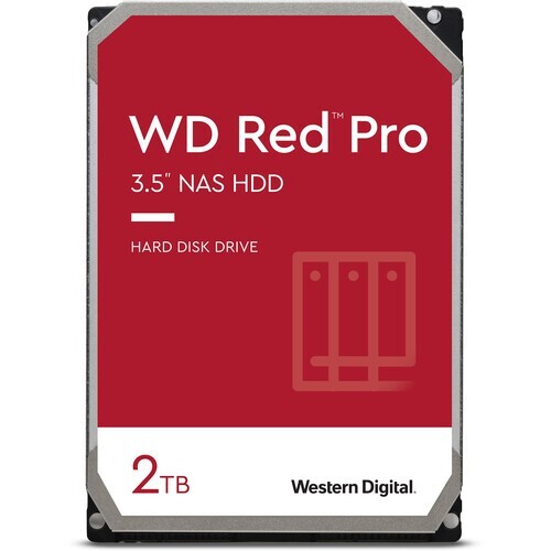 WD 2TB Red Pro 7200 rpm SATA III 6 Gb/s 3.5" Internal NAS HDD 64MB ...