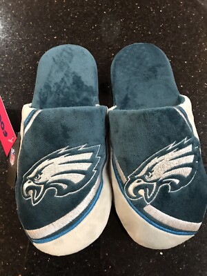 Philadelphia Eagles comfy mens size Xl 13-14 tonal slippers | eBay