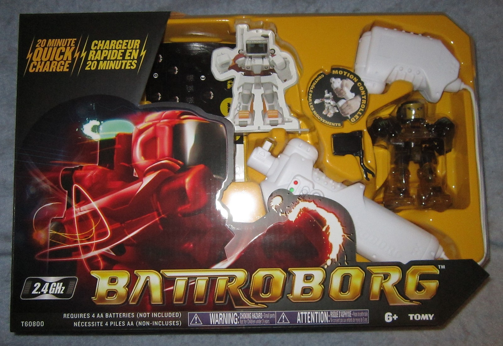 Tomy Battroborg T60800 NIB Yellow/Gold Remote Control Battling Robot | eBay