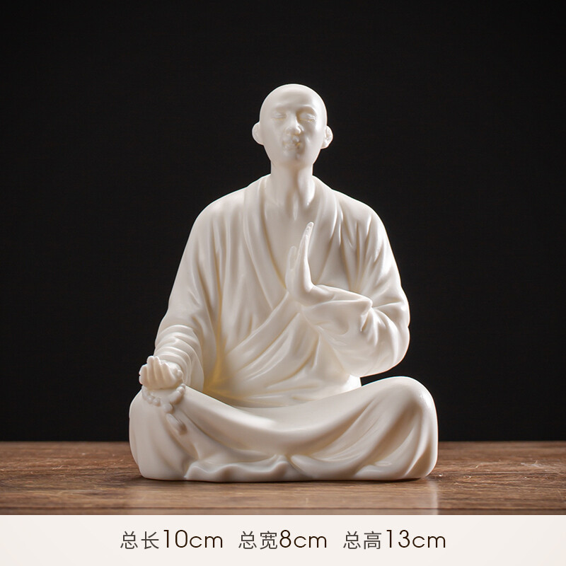 Chinese Zen Purple Sand Monk Decoration Buddha Decorative Crafts ...