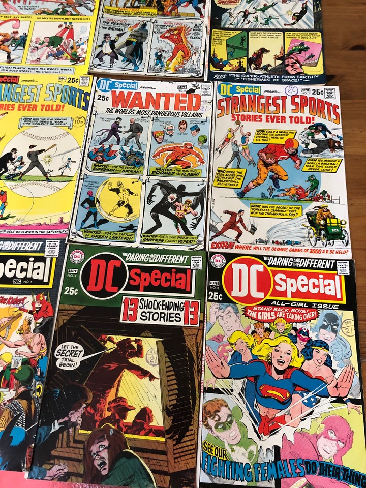 Job Lot Collection Of 12 DC Special Comics - 1968-1971 - DC Comics ...