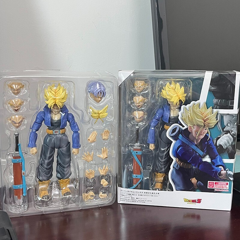 Dragon Ball Trunks Anime Figures SHF Trunks Boy From Future Model ...