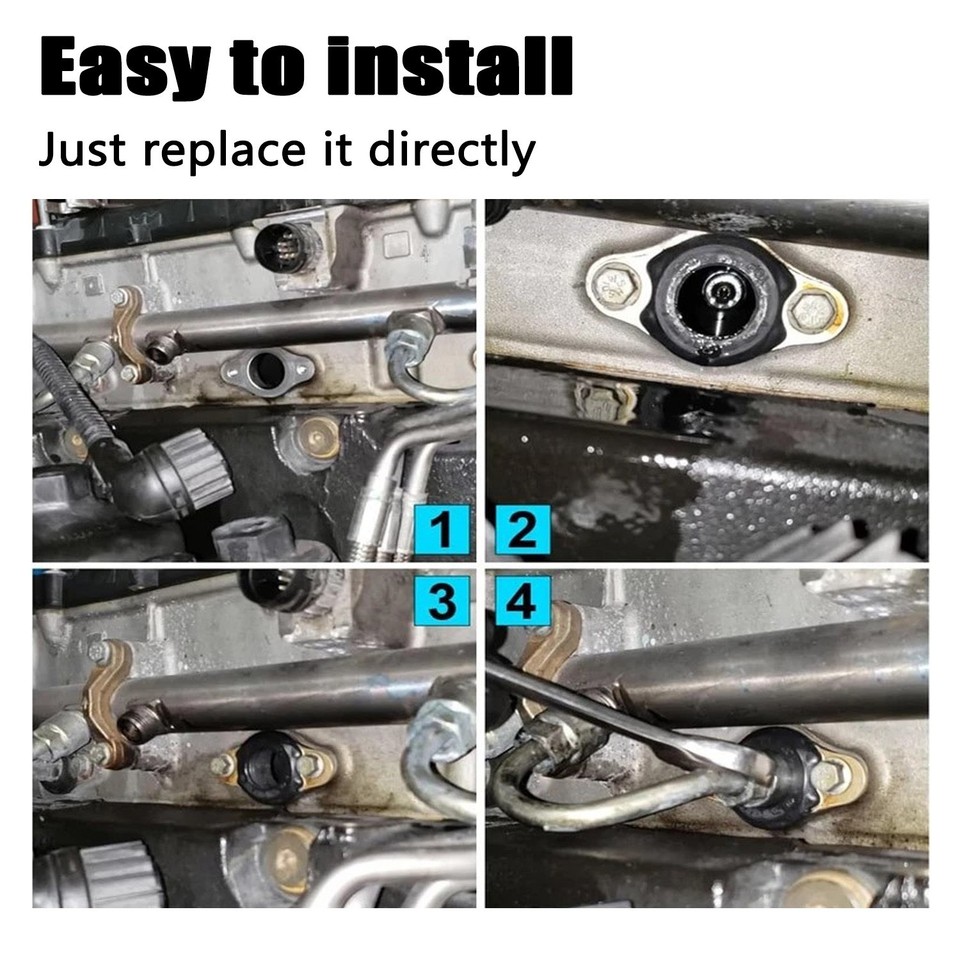 12PCS Fuel Injector Seals For Detroit Diesel Engines DD15 A4720780180 ...
