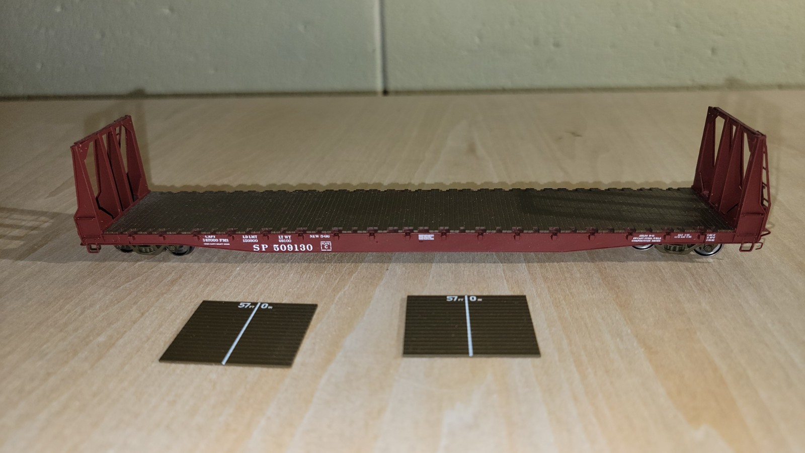 HO Scale Wheels of Time Southern Pacific Gunderson GBEC 62' Bulkhead ...