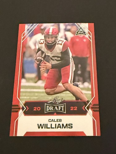 2022 Leaf Draft Caleb Williams Red Card # 05 | eBay