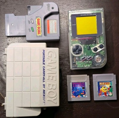 Nintendo Gameboy DMG Bundle - Play It Loud Clear, Game Genie, Carry ...