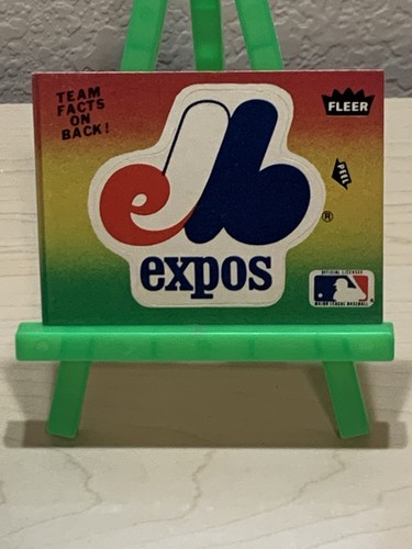 1982 Fleer MLB Logo Stickers Montreal Expos **VINTAGE** | eBay
