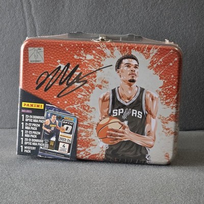 Victor Wembanyama Panini Basketball Lunch Box Tin +4 PACKS SA Spurs | eBay