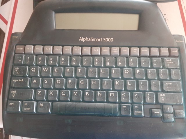 AlphaSmart 3000 Portable Laptop Keyboard Word Processor Cable Manual ...