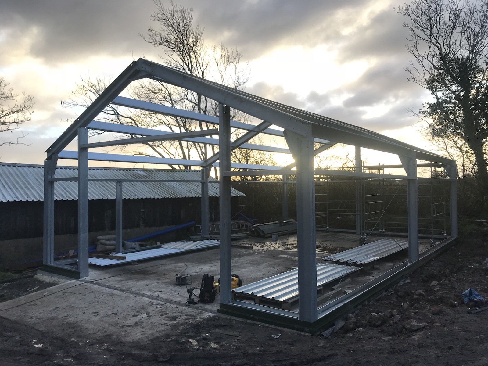 Premium Steel Frame Garage: Your Ultimate Solution for New Construction ...