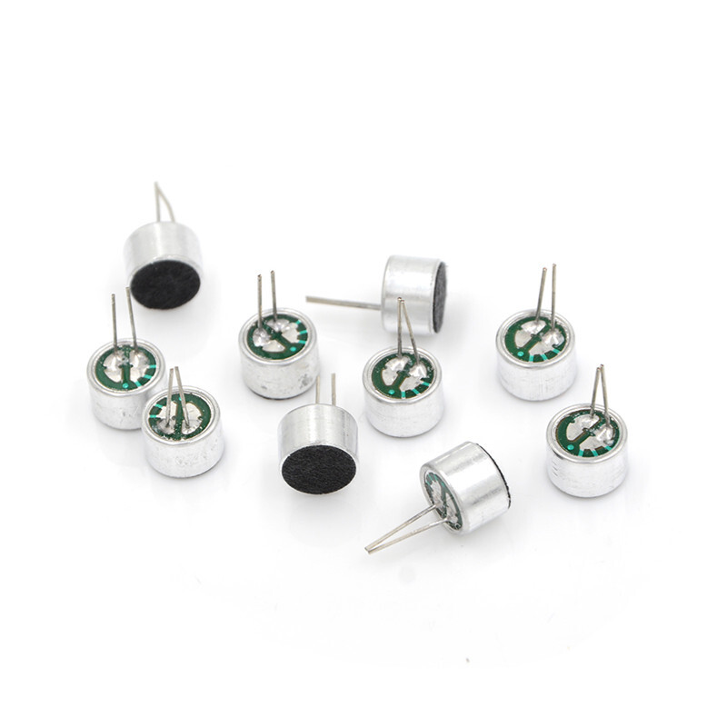 10pcs Brand New Mini MIC Capsule Electret Condenser 2 Pins Best A'qk e ...