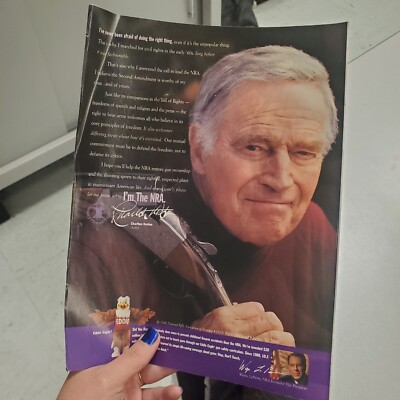 Vintage 1998 Nra Eddie Eagle Mascot National Riffle Association Print ...