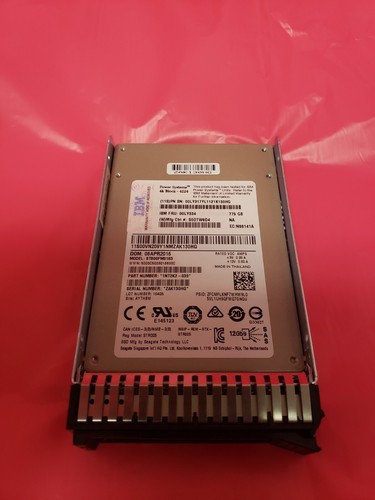 IBM 00LY334 775GB SAS SFF-3 SSD (4224 Byte) eMLC4 Power 8 & Power 9 IBM ...