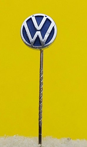 VW Volkswagen Logo ,Germany old vintage pin, badge, lapel, very rarre ...