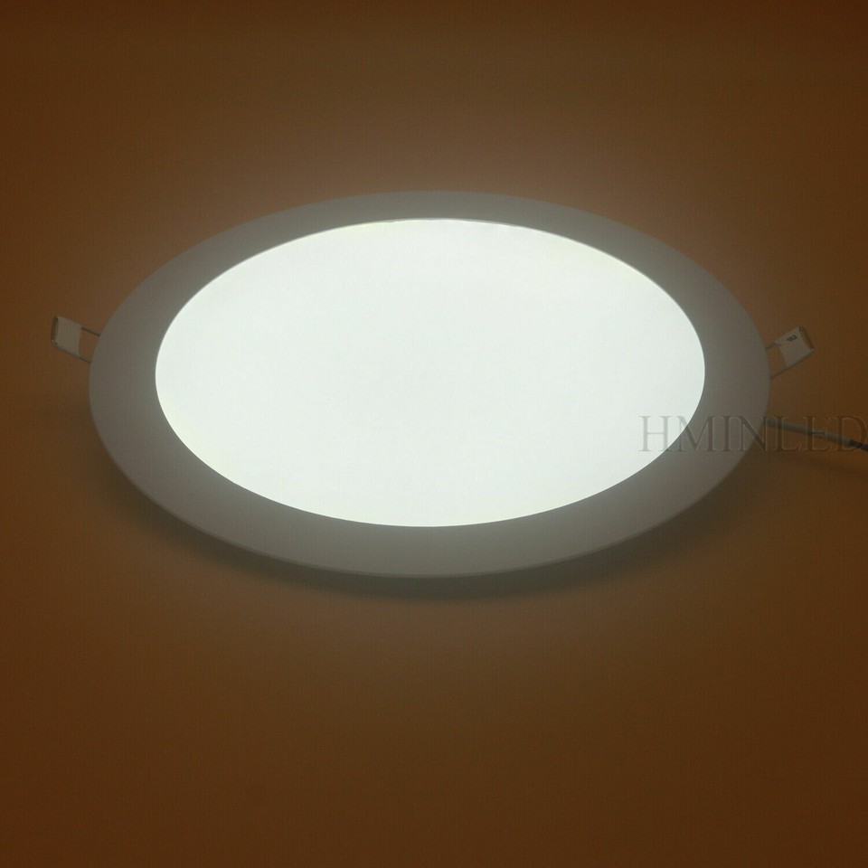 8inch 18w LED Recessed Round Ceiling Panel Light Cool White 6500K for ...