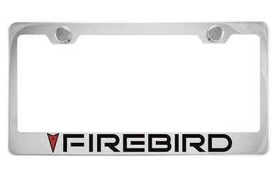 Chrome License Plate Frame for Pontiac Firebird | eBay