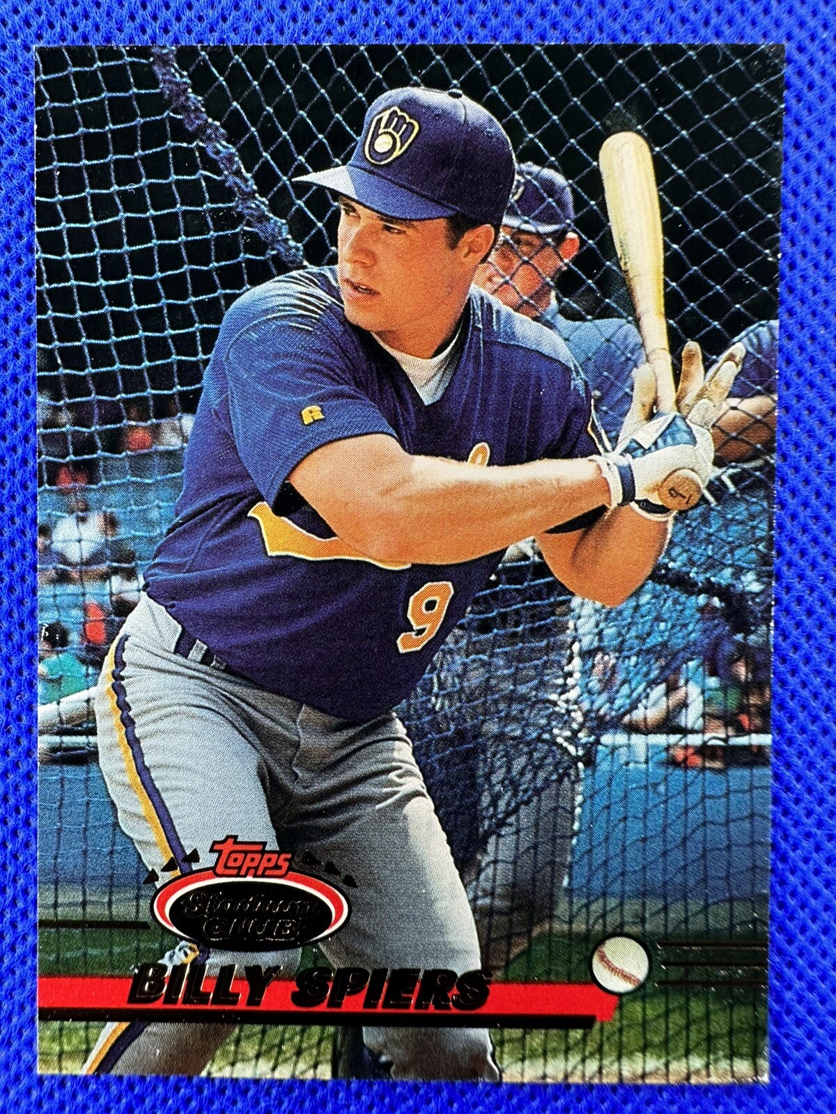 1993 #566 Billy Spiers Topps Stadium Club Baseball Milwaukee Brewers | eBay