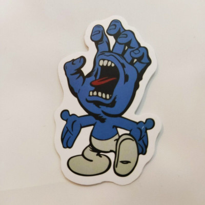 Santa Cruz Hand Skateboard Surf Waterproof Vinyl Logo Decal Sticker 2.5 ...