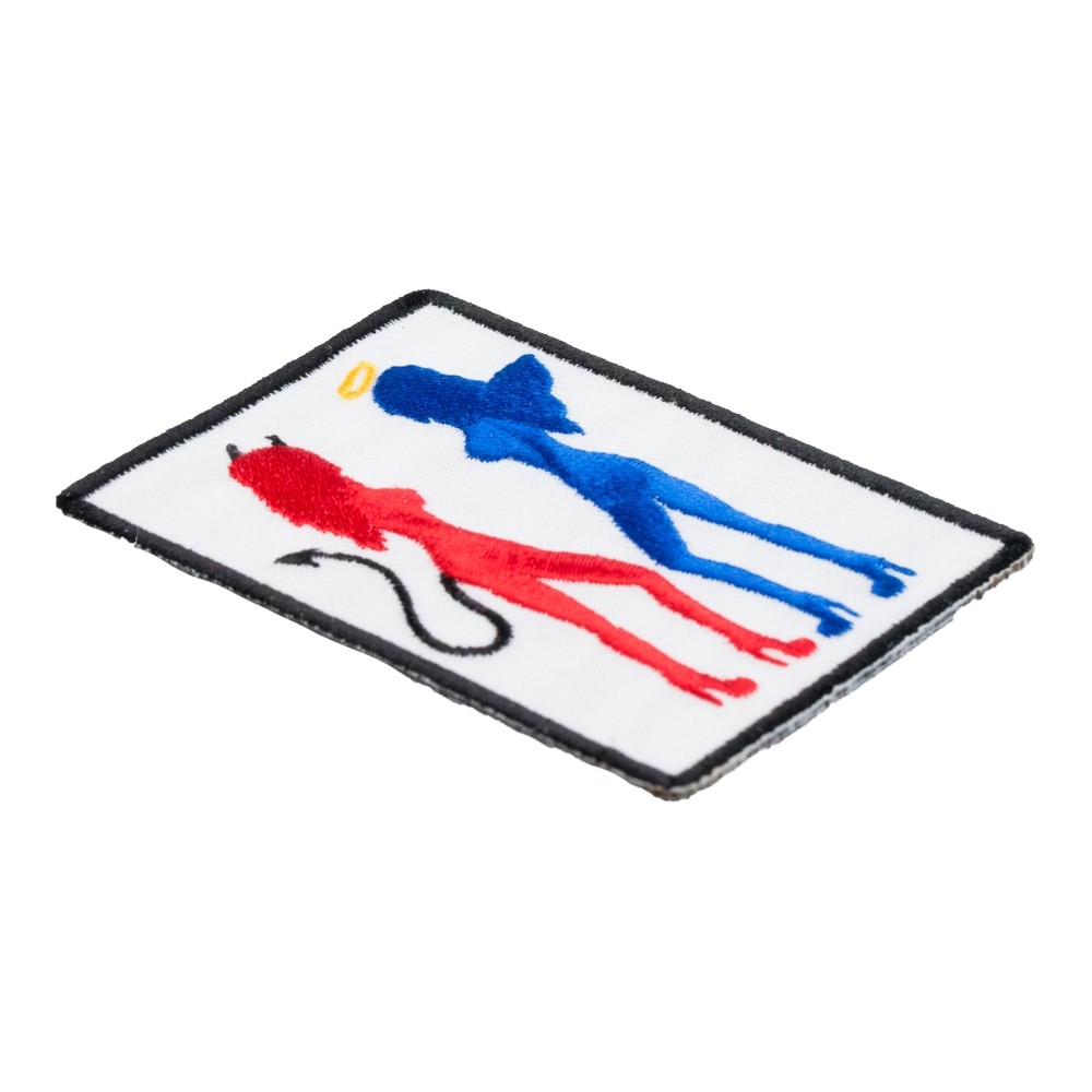 Blue Angel & Red Devil Patch, Ladies Biker Patches | eBay