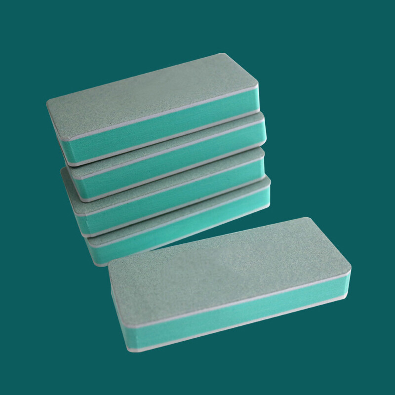 10pcs Nail File SHINING BUFFER 2 WAY Polishing Block Smooth Shine Buff ...