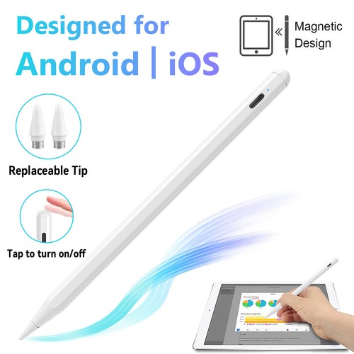Active Stylus Capacitive Pen Bluetooth Pencil For iPad iPhone Samsung ...
