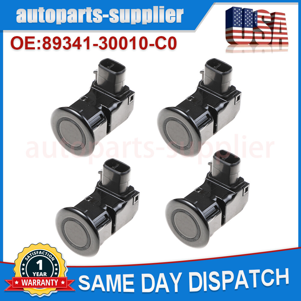 4Pcs Backup Parking Assist Sensor PDC 89341-30010 for Lexus IS250 IS350 ...