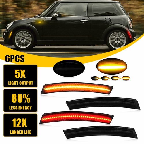 For Mini Cooper R50 R52/53 2002-2008 Front Rear LED Side Marker Lights ...