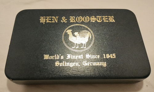 Hen & Rooster Firefighter Commerative Knife,Case 1 of 500 #130,Made in ...