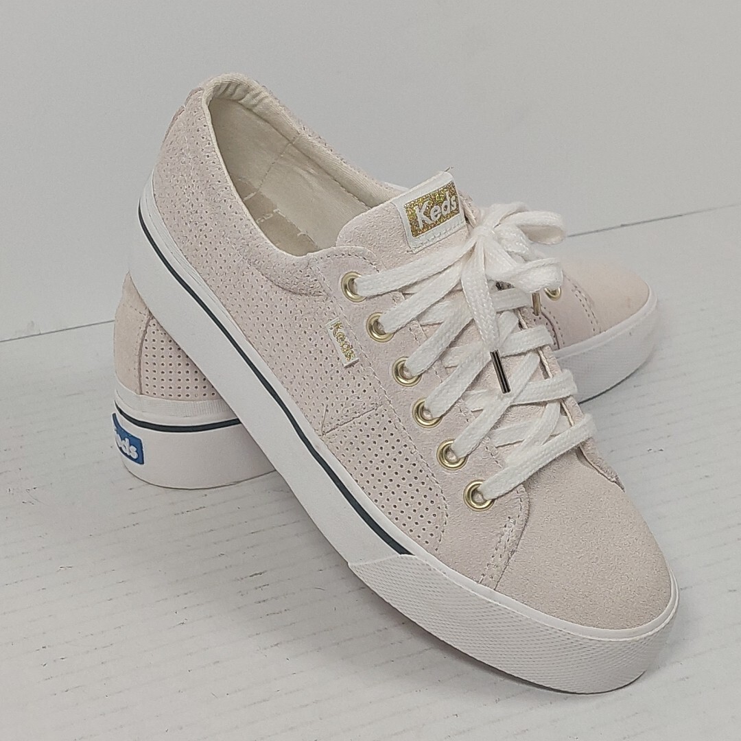 Keds Softerra Jump Kick Perforated Suede Sneaker Womans 6.5 WH65063 ...