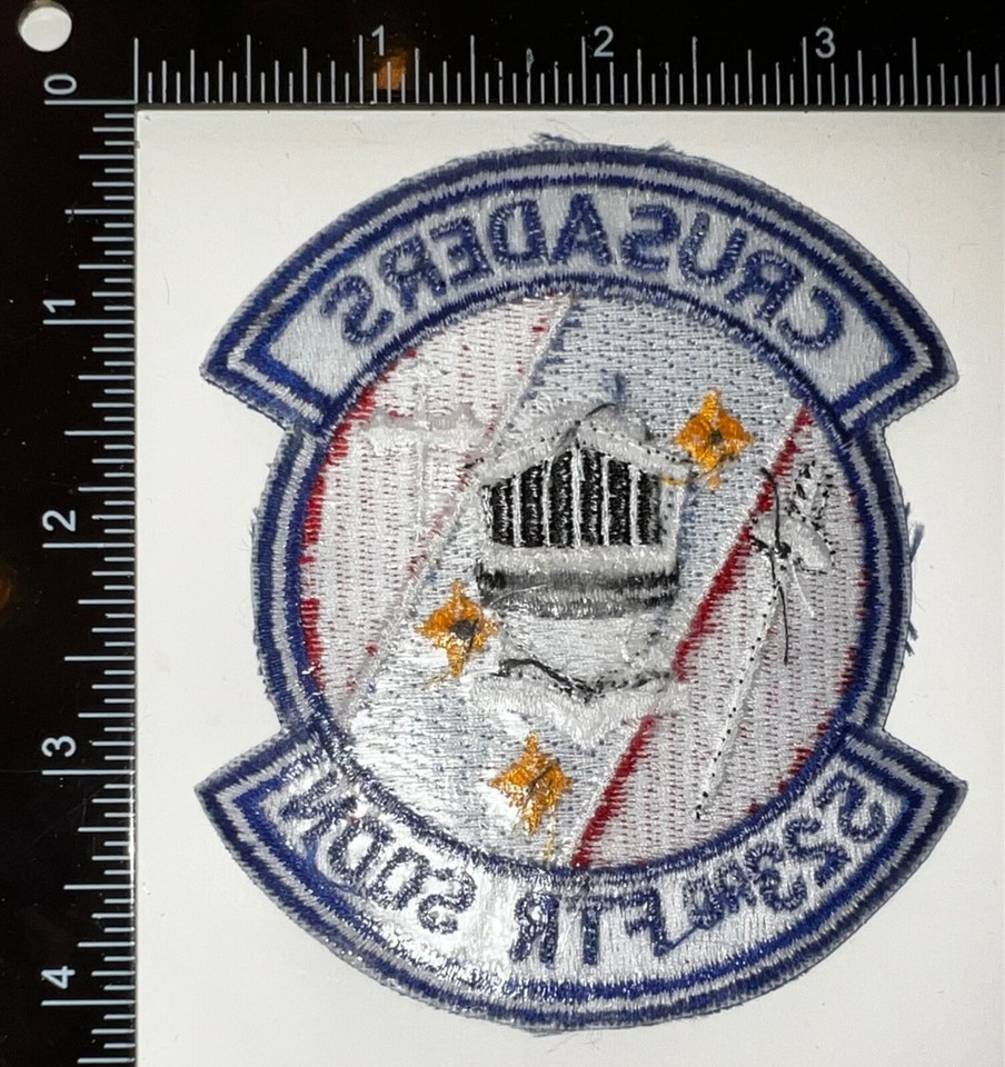 USAF 523rd Fighter Squadron Crusaders Patch | eBay