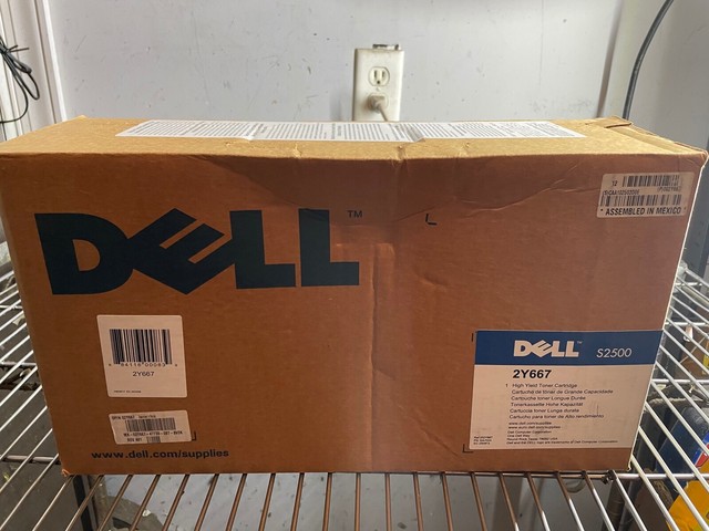 Genuine Dell 2Y669 High Yield Black Toner Cartridge S2500 OEM F369 for ...