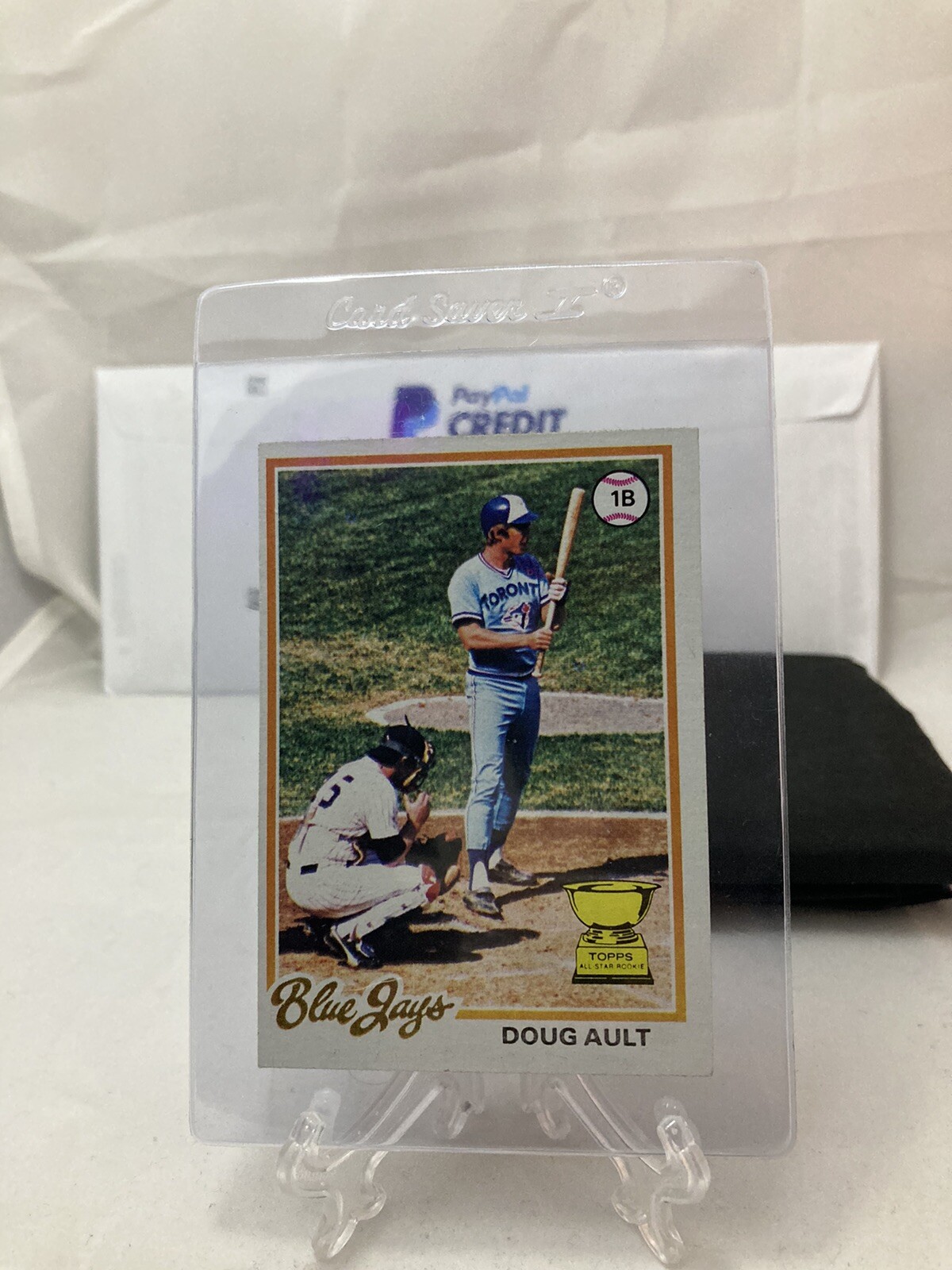 1978 Topps Doug Ault RC All-Star Rookie Gold Cup Toronto Blue Jays #267 ...