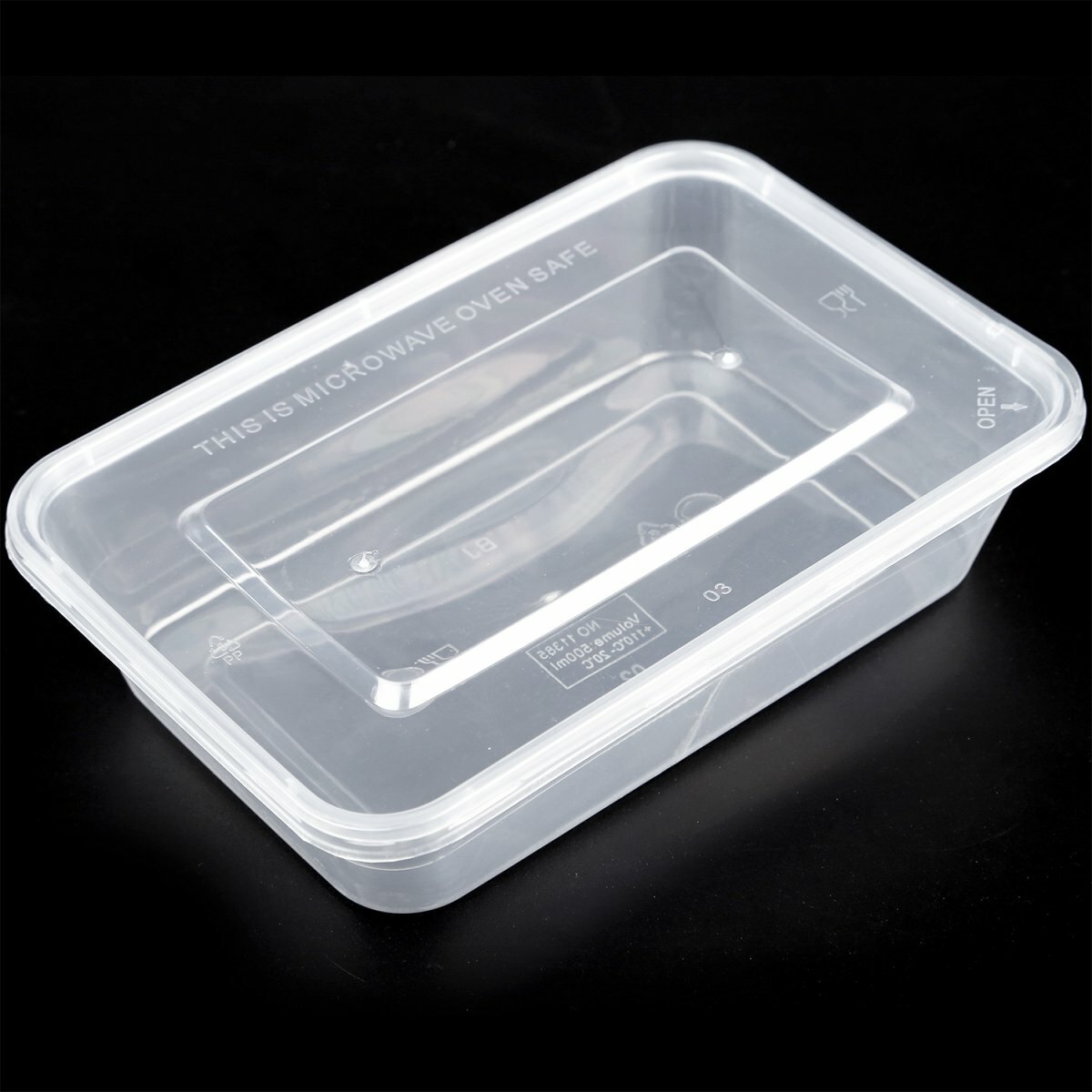 Oven Safe Disposable Plastic Food Container Transparent Container