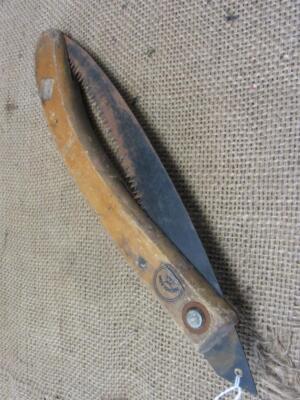 Vintage Nicholson Folding Tree Saw Folds into Handle Antique Saws 11078 ...