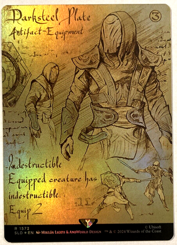 MTG Darksteel Plate RAINBOW FOIL Secret Lair Assassins Creed 1573 NM | eBay