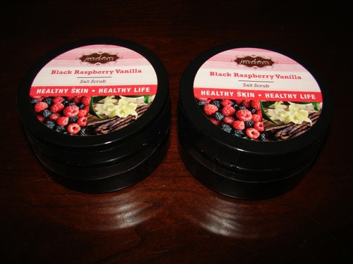 2 All Natural Jordan Essentials Essential Oil Salt Scrub Black ...