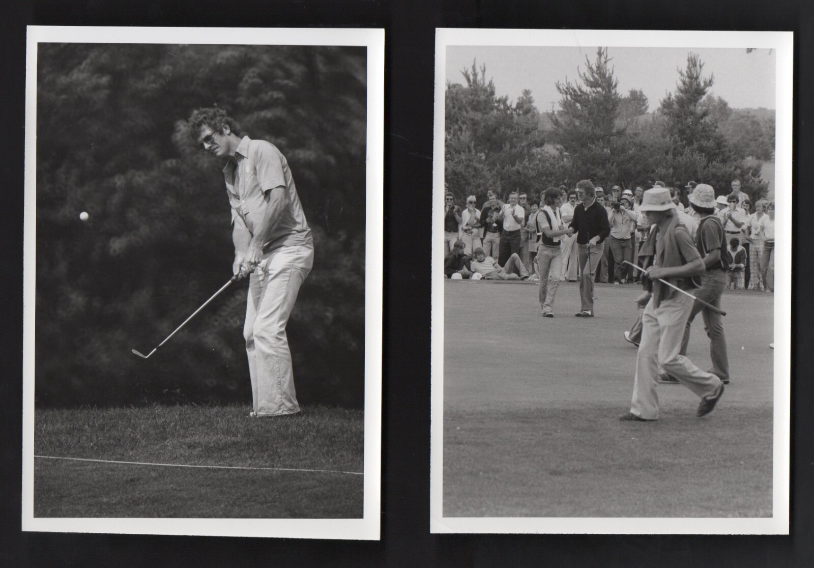 Pair of 5x7 Photos GEORGE KNUDSON, Canadian Golfer at the Canadian Open ...