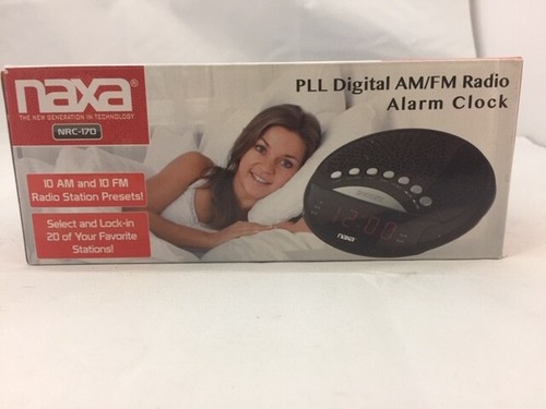 Naxa NRC170 Digital Alarm Clock with AM-FM Radio | eBay