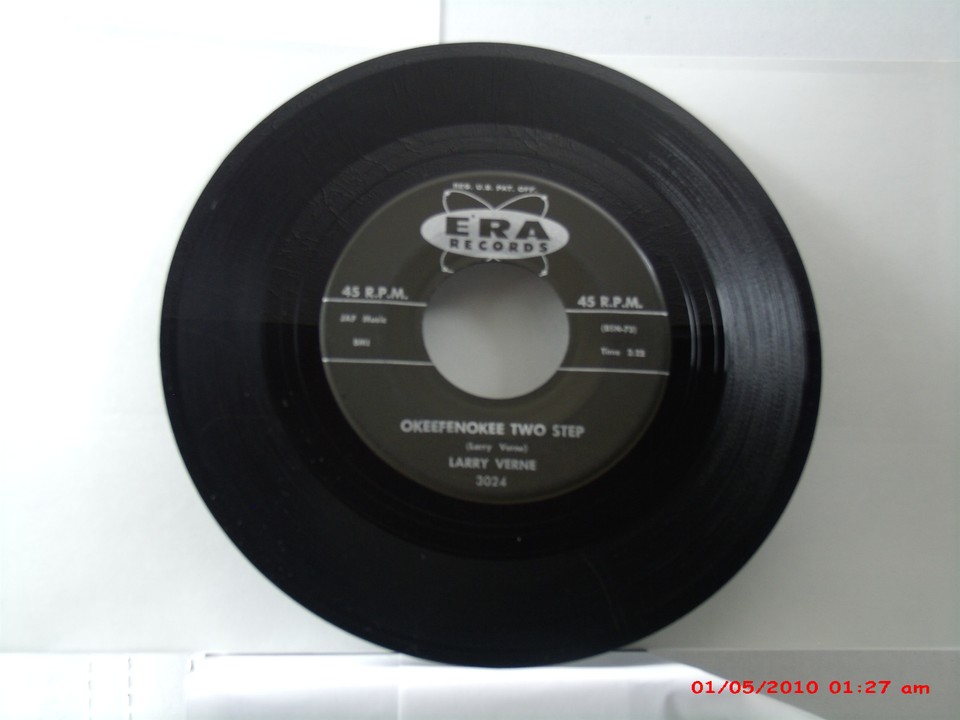 LARRY VERNE -(45)- MR. CUSTER / OKEEFENOKEE TWO STEP - ERA RECORDS ...