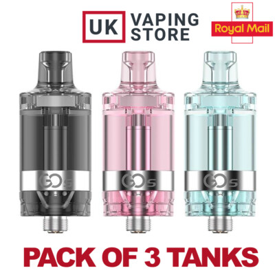 Innokin - GO S Disposable Tank - 2ml MTL Vape Tank - Pack of 3 E Cig ...