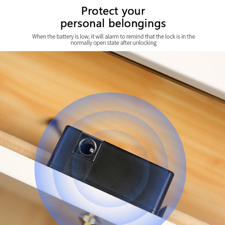 Smart Drawer Lock Intelligent IC Card TTLock APP Cabinet Locker Unlock ...