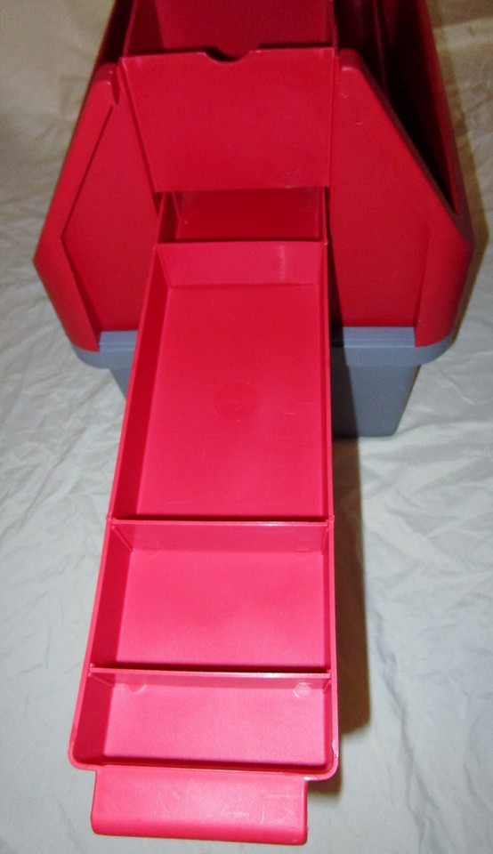 Vintage Craftsman Tool Box Plastic Compact Carryall Tote Organizer ...